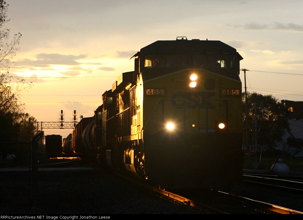 Eastbound mixed freight